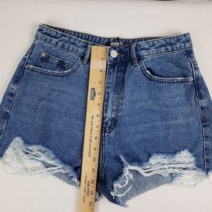 Missguided | Shorts | Missguided Petite Distressed Blue Jean Shorts Nwt ...